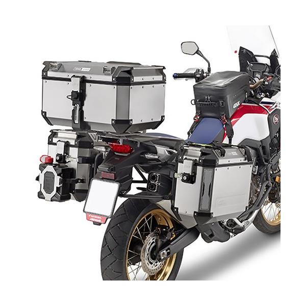 【商品説明】デザイン、機能、耐久性から高い支持を得ているイタリアンメーカーGIVI(ジビ)の、ホンダ CRF1000L アフリカツイン専用 MONOKEY CAM-SIDE サイドケースホルダーです。直径18mmのスチール管を使用したパニア...