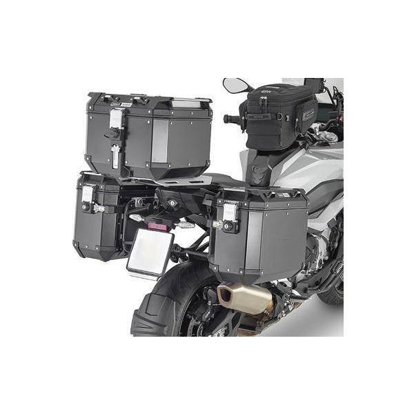 【商品説明】GIVI社のモノキーサイドケース用の専用ラックです。車体の加工無しで取り付け出来ます。直径18mmのパイプで耐久性に優れています。取り付け可能ハードケースTrekker Outback アルミケース シリーズOBKN48BPAC...