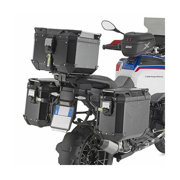 【説明】デザイン、機能、耐久性から高い支持を得ているイタリアンメーカーGIVI(ジビ)の、BMW R1300GSアドベンチャー専用 MONOKEY CAM-SIDE サイドケースホルダーです。直径18mmのスチール管を使用したパニアケースマ...