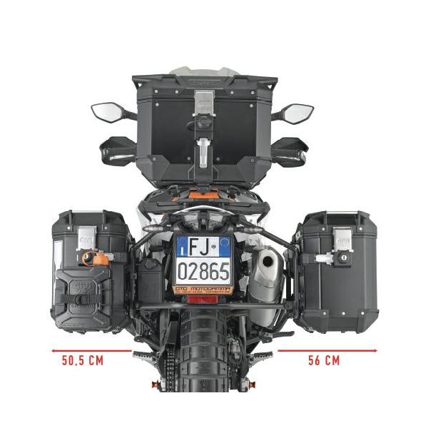 【説明】GIVI(ジビ)のKTM 790/890アドベンチャー/890SMT専用 MONOKEY CAM-SIDE サイドケースホルダーです。直径18mmのスチール管を使用したパニアケースマウント。MONOKEYシステムにより、ワンタッチで...