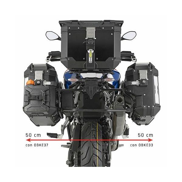 【説明】GIVI(ジビ)のBMW F900GS専用 MONOKEY CAM-SIDE 左右非対称のサイドケースホルダーです。直径18mmのスチール管を使用したパニアケースマウント。MONOKEYシステムにより、ワンタッチで車両から取り外し/...