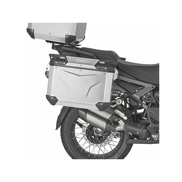 【説明】デザイン、機能、耐久性から高い支持を得ているイタリアンメーカーGIVI(ジビ)の、BMW R1300GSアドベンチャー専用 MONOKEY CAM-SIDE 左右非対称のサイドケースホルダーです。直径18mmのスチール管を使用したパ...