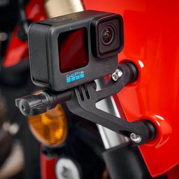 【商品説明】ヤマハYZF-R9用アクションカメラ フロントフォークマウントキットアクションカメラをフロントフォークのフェンダー取付位置を使用して簡単に取付られます     カメラジョイント部はユニバーサルアクションカメラジョイントシステムを...