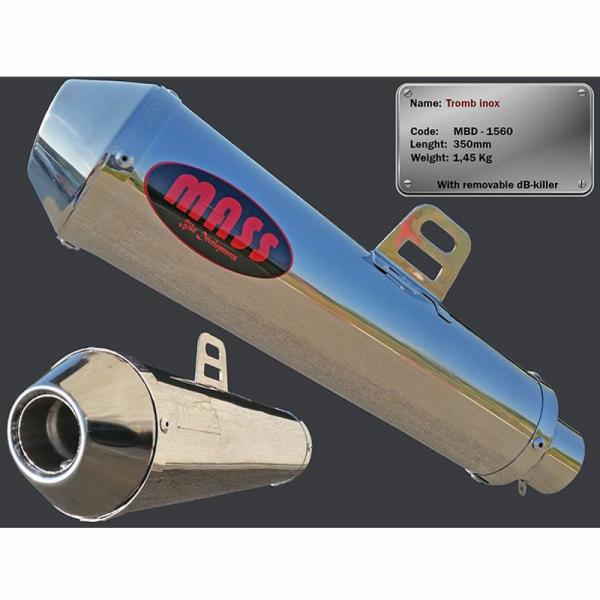 【商品説明】イタリアのマフラーメーカー、MASS Exhaust(マス エキゾースト)のRnineT用ステンレス スリップオンマフラーです。・ステンレスサイレンサー・全長：350mm・重量：1.45kgEマークつき※画像はイメージです【適合...