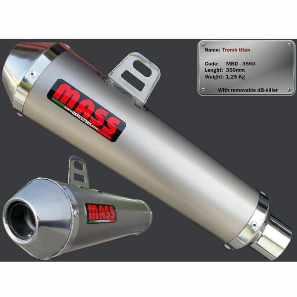 【商品説明】イタリアのマフラーメーカー、MASS Exhaust(マス エキゾースト)のRnineT用チタン スリップオンマフラーです。・チタンサイレンサー・全長：350mm・重量：1.25kgEマークつき※画像はイメージです【適合】BMW...