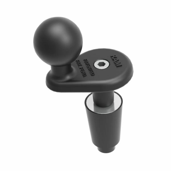 【商品説明】セパレートハンドル車のステムホールに取り付けるベースパーツ。内径12〜38mmのステムホールに取り付け可能です。色：ブラックサイズ：1インチボール重量：136g材質：高強度アルミニウム付属品：ラバープラグ(ステム内径12〜38m...