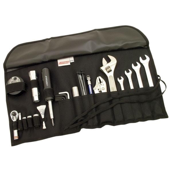 【商品説明】メトリック（メートル法）のバイク用ツールセットです。セット内容・コンビネーションレンチ:10mm, 12mm, 14mm・8"モンキーレンチ・ミニラチェットレンチ・2"エクステンション・ソケット:8mm, 10mm, 12mm・...