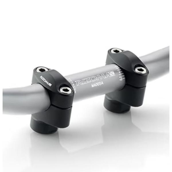 【商品説明】V7用 ハンドルバーライザー ブラック  リゾマ42mm及び60mm高さの2種類のハンドルバーライザー【適合】MOTOGUZZIV7 III Stone 2019V7 Stone 2021-2023V7 Stone Centen...