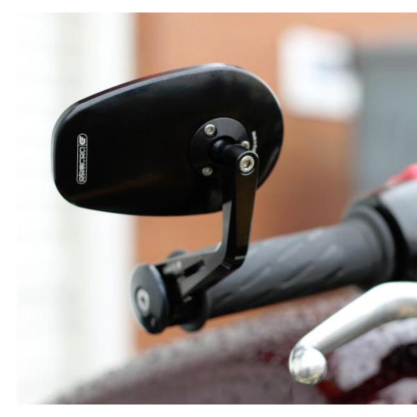 【商品説明】Oberon(オベロン)のバーエンド クランプ ミラー。6種類のミラー形状を選択できます。6000シリーズビレットアルミニウム、CNC加工。仕上げはアノダイズド加工により、非常に美しい仕上がりです。ミラーとしての機能はもちろん、...