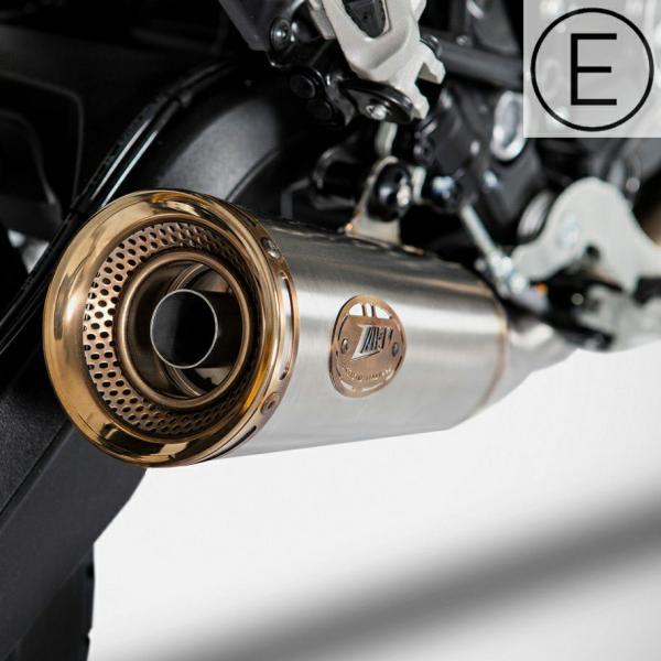 【商品説明】DUCATI スクランブラー デザートスレッド用のスリップオンマフラー "ZUMA" 。ステンレス製、メッシュ構造エンドキャップが特徴的です。レーシング仕様重量：2kg（純正比-4.8kg）EURO5排ガス規制認証Eマーク付き【...