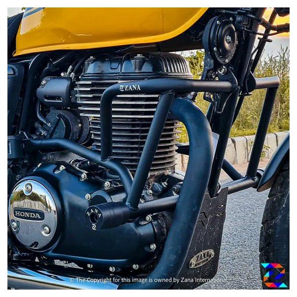 【商品説明】ZANA製 GB350/CB350用 エンジンガード。超強力3点構造。スライダー付き。二次被害を防止します。タンク、エンジンを損傷から守ります。併せて同メーカースキッドプレート【ZI-8081】の購入もお勧めです。【適合車種】ホ...