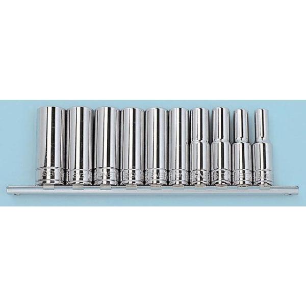 ●メーカー名：シグネット / SIGNET●商品名：11431 1/4DR 10PC ディープソケットセット（11431V）メーカー品番：11431JANコード：47128189307024・5・6・7・8・10・11・12・13mm■ミラ...