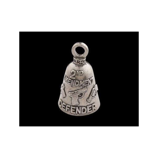 ●メーカー名：ガーディアンベル / Guardian Bell●商品名：2nd Amendment Defenderメーカー品番：・016231クローム合金ベル本体 縦：約40mm 直径：約25mmベル本体×1個 ポーチ×1個『バイカーベル...
