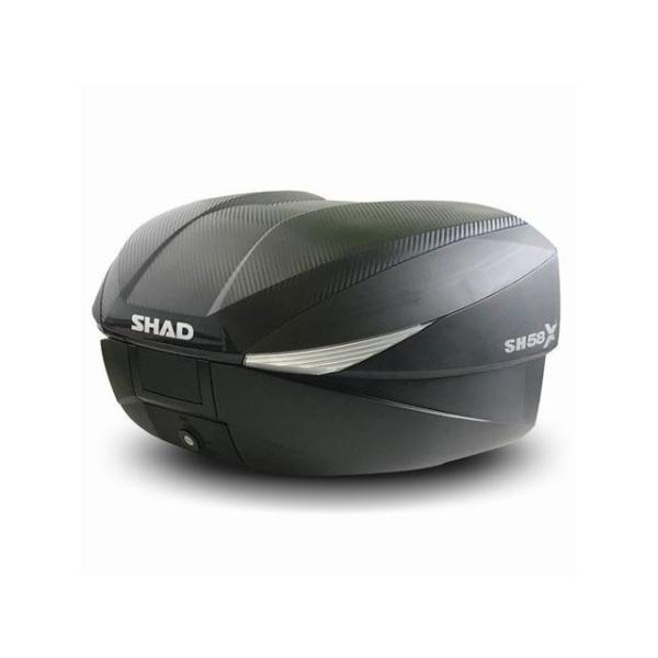 ●メーカー名：シャッド / SHAD●商品名：SH58X トップケース カーボンメーカー品番：D0B58206JANコード：8430358666351無塗装ブラック/カーボン調パネルPP（ポリプロピレン）H270mm×W610mm×D480...