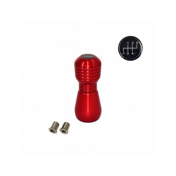 ●メーカー名：マッドマックス / MADMAX●商品名：DENMA アルミ製 シフトノブ 120mm 12×1.25 変換アダプター付き レッド ふそう ブルーテックキャンター用メーカー品番：MM75-47647-RDJANコード：4589...