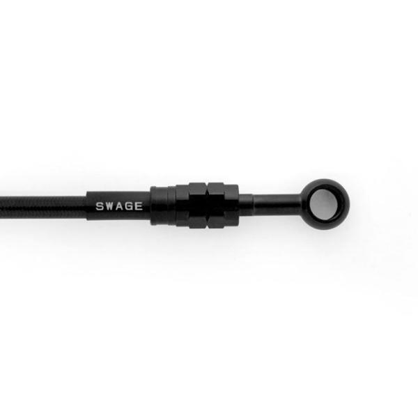 ●メーカー名：スウェッジラインプロ / SWAGE-LINE PRO●商品名：フロントホースキット●ホースエンド ステンレスブラック ホースカラー ブラックメーカー品番：BTPB771FSJANコード：4550255476212Ninja ...