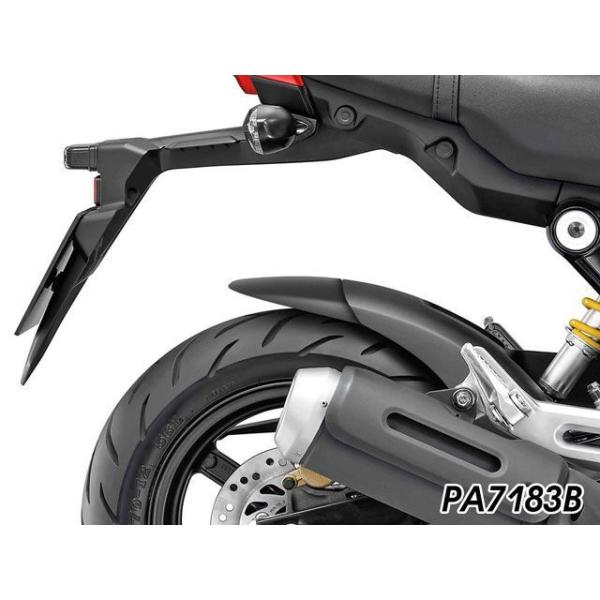 ●メーカー名：パイツマイヤー / Peitzmeier●商品名：リアエクステンドフェンダーメーカー品番：PA7183BGROM グロムブラック純正のリアフェンダーの長さを拡張するキット。外観を損なうことなく、フェンダーの長さを延長します。雨...