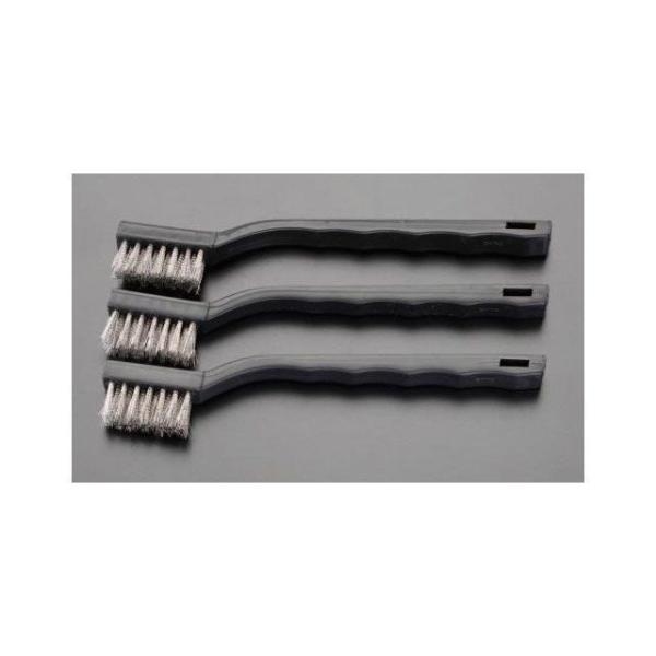 ●メーカー名：エスコ / ESCO●商品名：8x180mm 柄付ブラシ（ステンレス製/3本）メーカー品番：EA109E-3JANコード：4518340434004備考■仕様…2行■毛丈…15mm■全長…180mm■ブラシサイズ…8×37mm...