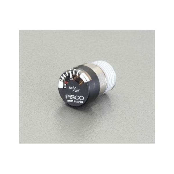 ●メーカー名：エスコ / ESCO●商品名：M 5 プレッシャーゲージ（雄ねじ）メーカー品番：EA425PS-5JANコード：4518340161313備考■メーカー…日本ピスコ（PISCO）■型番…GPC15-M5■表示圧力範囲…0〜0....