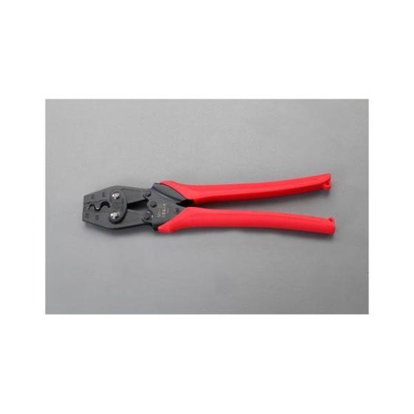 ●メーカー名：エスコ / ESCO●商品名：5.5-22mm2 圧着ペンチ（裸端子用）メーカー品番：EA538JF-2JANコード：4548745905908備考■対応端子…裸圧着端子・スリーブ用■圧着範囲（mm2）…5.5・8・14・22...