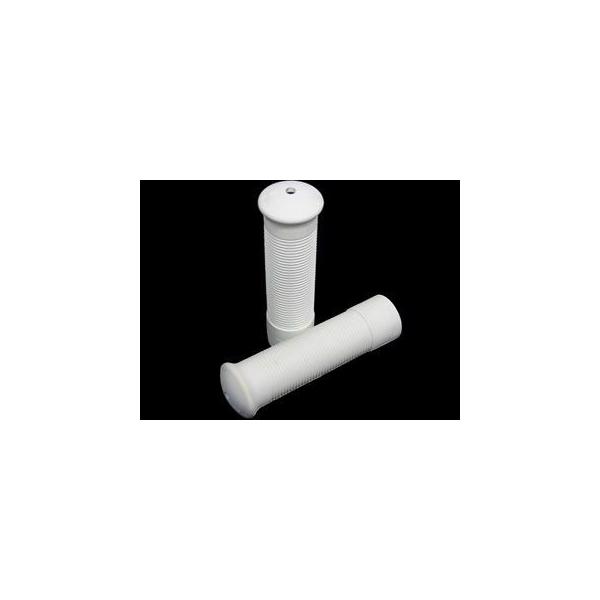 ●メーカー名：ネオファクトリー / Neofactory(ネオファク)●商品名：ジャックハマーグリップ●カラー 白メーカー品番：・001479ハーレー汎用 ラバー全長：約140mm／握り部分外径：約35mm／最大外径：約41mm／内径：1イ...