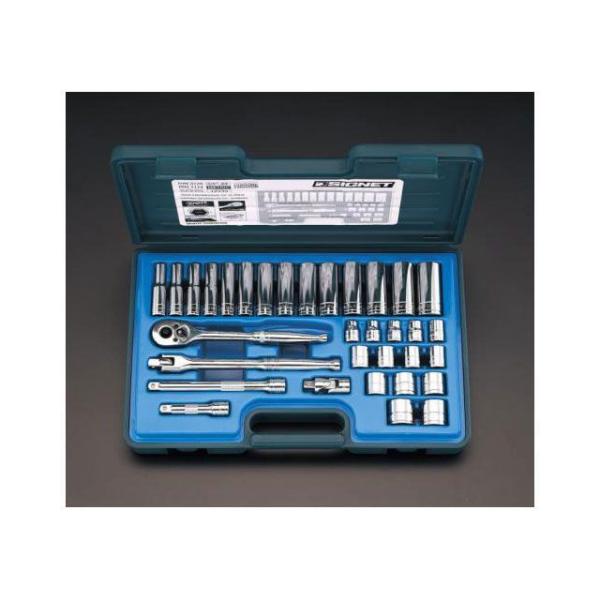 ●メーカー名：エスコ / ESCO●商品名：3/8”DR ソケットレンチセットメーカー品番：EA617CC-54JANコード：4518340779402備考■セット内容…33点■差込角…3/8”■ソケット及びディープソケット（6角）…8・9...