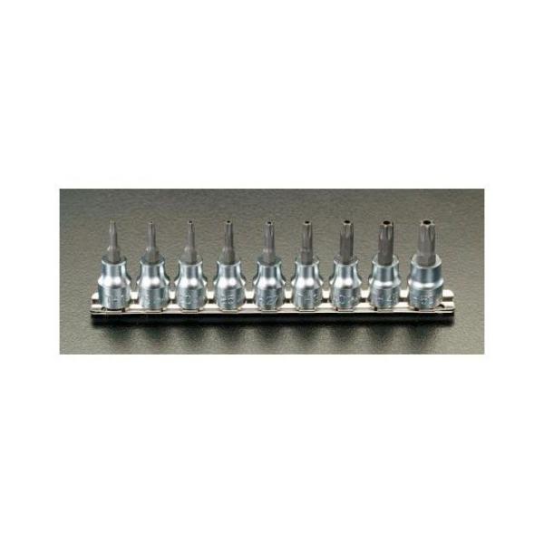 ●メーカー名：エスコ / ESCO●商品名：3/8”DR/T10-T50 Bore-Torx ビットソケットセットメーカー品番：EA618BNJANコード：4518340893566備考■差込角…3/8”■9個組■ソケット全長…50mm■サ...