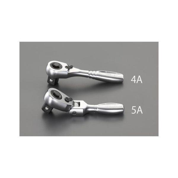 ●メーカー名：エスコ / ESCO●商品名：1/2”DRx110mm ラチェットハンドル（首振り）メーカー品番：EA618KA-5AJANコード：4548745239751備考■ギア数…72歯■差込角…1/2”■送り角…5°■全長…110m...