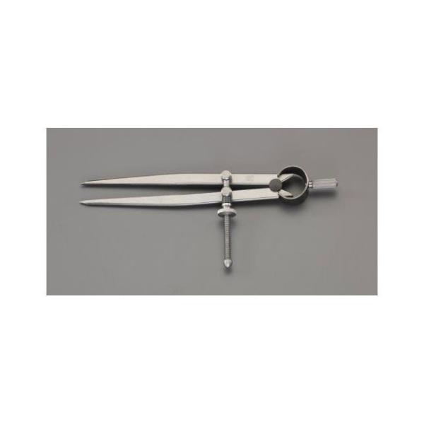 ●メーカー名：エスコ / ESCO●商品名：200mm ディバイダー（スプリング付）メーカー品番：EA725KM-55JANコード：4550061198476備考■材質…炭素工具鋼（先端部焼入れ）■足に開閉用ねじを取り付けているので、開閉や...