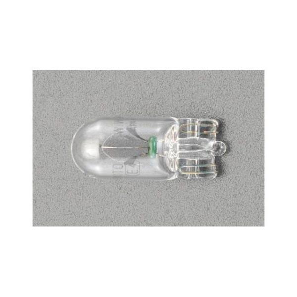 ●メーカー名：エスコ / ESCO●商品名：DC24V/3.0W 自動車用ミニチュア電球メーカー品番：EA758ZH-7JANコード：4518340654990備考■一般用■ガラス球…T10■光色…クリアー■口金…W2.1×9.5d■サイズ...