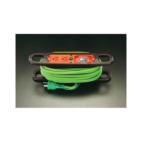 ●メーカー名：エスコ / ESCO●商品名：AC125V/15Ax10m コードリール（ア-ス・ブレーカ付）メーカー品番：EA815GV-21JANコード：4518340877061備考■電線仕様…SVCT2mm2×3心■許容電流…22A（...