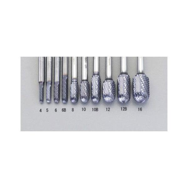 ●メーカー名：エスコ / ESCO●商品名：5x16mm/6mm軸 Coated 超硬バーメーカー品番：EA819VB-5JANコード：4548745387438備考■軸径…6mm■刃径×刃長×全長…5×16×50mm■材質…タングステンカ...