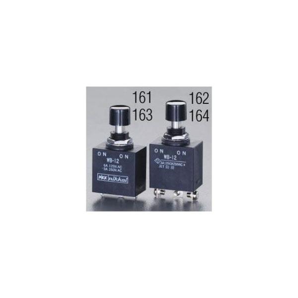 ●メーカー名：エスコ / ESCO●商品名：125V/6A 押しボタンスイッチ（単極双投/防水型）メーカー品番：EA940DA-162JANコード：4548745174250備考■メーカー…NKKスイッチズ■型番…WB-12AT■パネルカッ...
