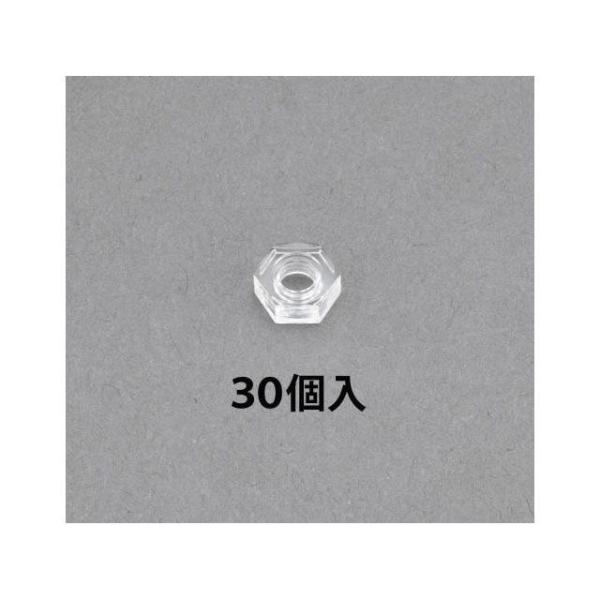 ●メーカー名：エスコ / ESCO●商品名：M 4 六角ナット（ポリカーボネート/30個）メーカー品番：EA945AP-204JANコード：4518340145443備考■材質…ポリカーボネート■サイズ…M4■入数…30個■並目ねじ