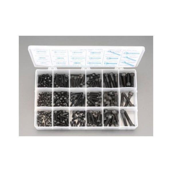 ●メーカー名：エスコ / ESCO●商品名：M4-M8 六角穴付ボルトセットメーカー品番：EA949AD-13JANコード：4518340238466備考■セット内容…サイズ、ピッチ（入数）：M4×10mm、0.7mm（25）M4×12mm...