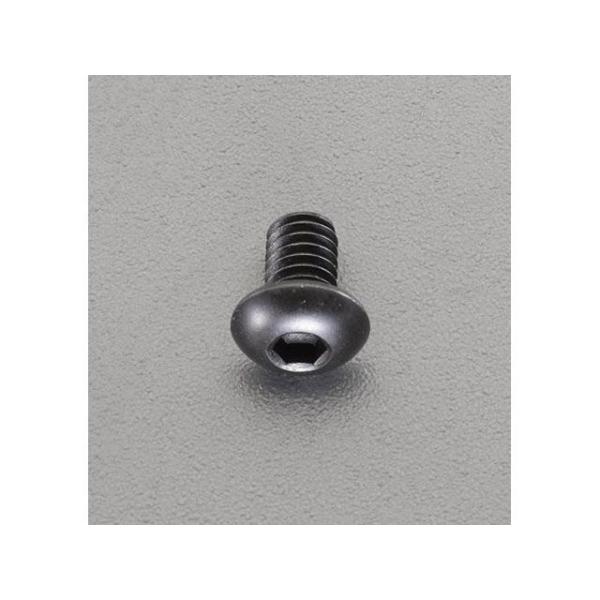 ●メーカー名：エスコ / ESCO●商品名：M 6x12mm六角穴付ボタンボルト（ステンレス/黒色/4本）メーカー品番：EA949MS-612JANコード：4550061063040備考■材質…ステンレス（SSブラックメッキ）■並目ねじ■ア...
