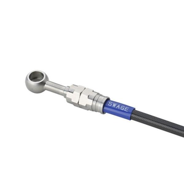 ●メーカー名：スウェッジラインプロ / SWAGE-LINE PRO●商品名：リアホースキット●ホースエンド ステンレス ホースカラー ブラックメーカー品番：STPB0048RJANコード：4550255629298GROM グロム■ABS...