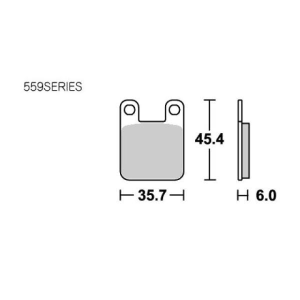 ●メーカー名：エスビーエス / SBS●商品名：ブレーキパッド 559HF ストリート（セラミック）メーカー品番：777-0559000JANコード：49908520447951.25200ALP 250 アルプ250COTA311COTA...