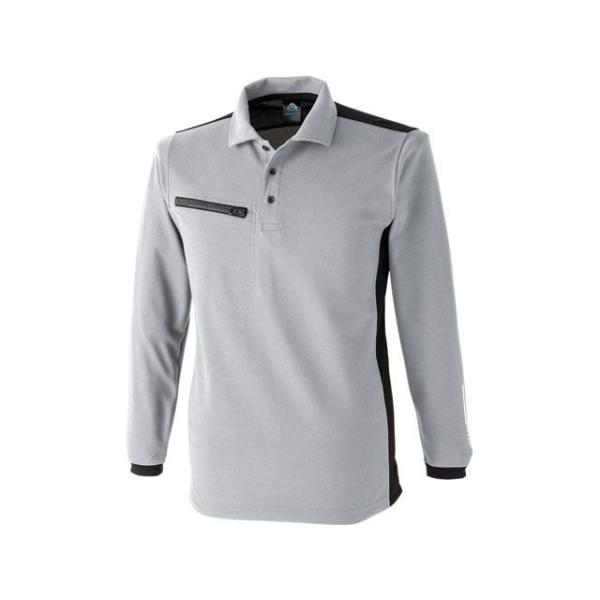 ●メーカー名：シーズクラブ / C’s CLUB●商品名：1710-26 リフレクション長袖ポロ（銀）●サイズ：Sメーカー品番：＃1710-26-SJANコード：4534514431327シルバー身頃：ポリエステル60％・綿40％、脇：ポリ...