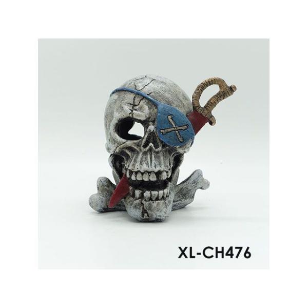 ●メーカー名：アルファテック / ALFA TEC●商品名：XL-CH476 ドクロ 骸骨 ガイコツ 剣（小）水槽 ケージ 飼育ケース インテリア オーナメント アクセサリー オブジェ オーナメント ジオラマ レイアウト 装飾 置物 観賞魚...