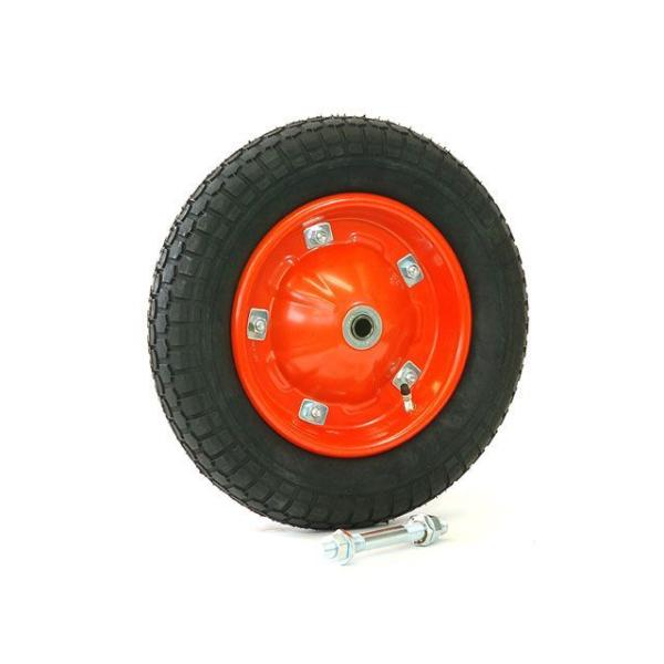 ●メーカー名：オオシマ（自転車） / OOSHIMA(オオシマ)●商品名：3.25-8 タチ付ホイール ベアリング式（ブラック）JANコード：4510676919002ブラック3.25-8一輪車用