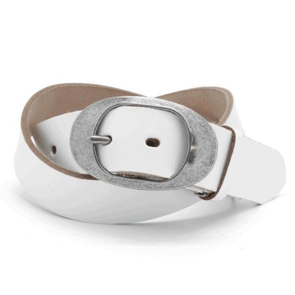 ●メーカー名：LOCAL WORKS(ローカルワークス)●商品名：CLASSICO 40mm幅 NARROW OVAL BUCKLE BELT（ホワイト）メーカー品番：RC-069Lホワイト牛革フリー栃木レザークラシコを使用したベルト※画像...