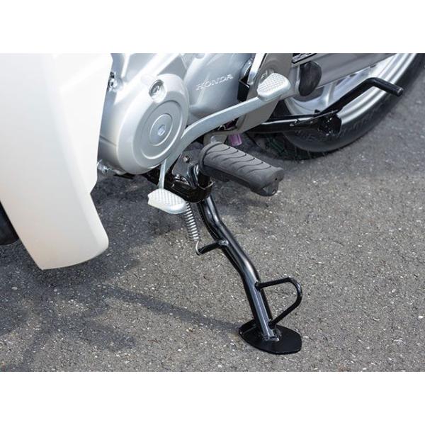 ●メーカー名：キジマ / KIJIMA●商品名：サイドスタンド ワイドメーカー品番：213-055JANコード：4934154162993Super Cub 110 スーパーカブ110Super Cub 50 スーパーカブ50スチール製ブラ...