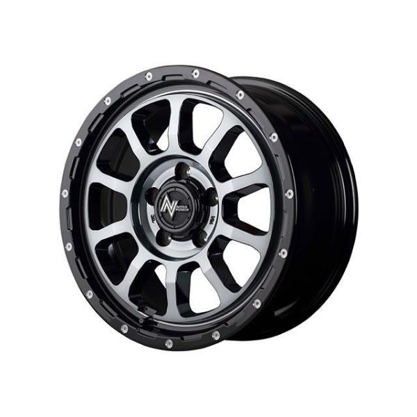 ●メーカー名：MID(エムアイディー)●商品名：NITRO POWER M10 PERSHING S（BK ブラック/マシニング/BKクリア）JANコード：4560234990455BK ブラック/マシニング/BKクリア16x7.0J+40...