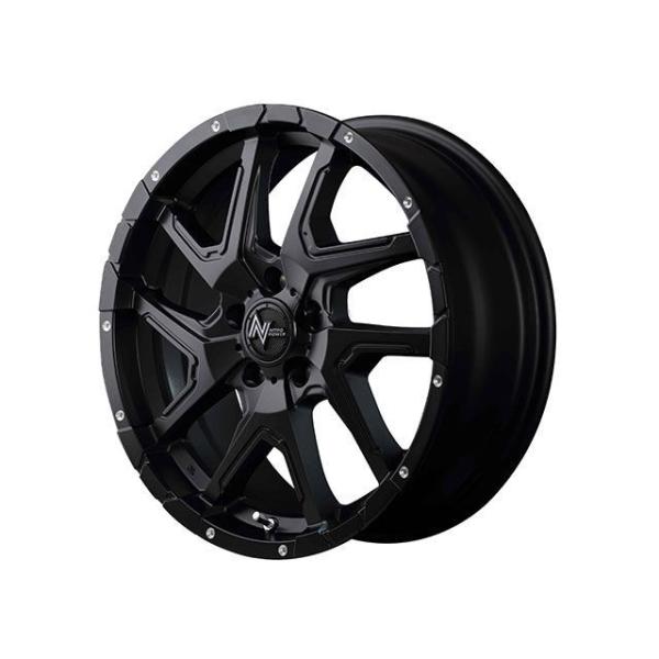 ●メーカー名：MID(エムアイディー)●商品名：NITRO POWER DERINGER（SB セミグロスブラック）JANコード：4560234983242SB セミグロスブラック16x7.0J+40 5H114.3汎用工法：鋳造1ピースホ...