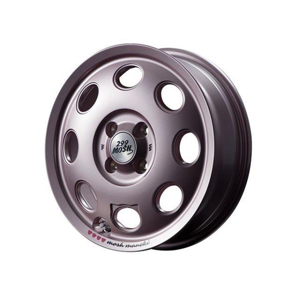 ●メーカー名：MID(エムアイディー)●商品名：MOSH MANEKI（MOMO）JANコード：4560234999564MOMO14x4.5J+45 4H100汎用工法：鋳造1ピースホイール安全基準：JWL VIA規格適合品付属品：センタ...