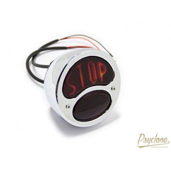 ●メーカー名：サイクロン / Psyclone●商品名：DUO STOP テールランプメーカー品番：OSC-LIT033ハーレー汎用 ■ボディー：スチール クロームメッキ■レンズ：ガラス■バルブ：ダブル球×2■直径：約97mm■奥行き：約5...
