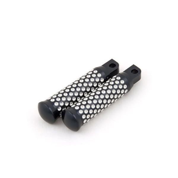 ●メーカー名：ケンズファクトリー / kens-factory●商品名：Black Dimpled Passengerメーカー品番：5-011その他ハーレーFitment/Application：For most models with s...