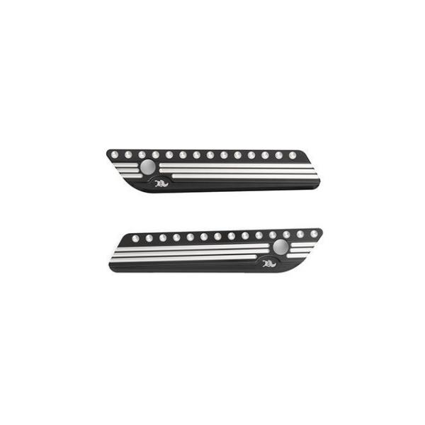 ●メーカー名：ケンズファクトリー / kens-factory●商品名：Saddle Bag Latch Black＆MachineCut2014年以降メーカー品番：12-013ツーリングファミリー汎用 Fitment/Applicatio...