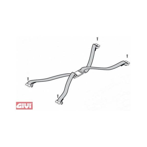 ●メーカー名：ジビ / GIVI●商品名：ELASTIK BELTメーカー品番：givi_Z285JANコード：8019606055781一対の弾性ストラップ。